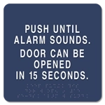 Delayed Egress Signage for Medical Facilities| HealthcareSigns.com