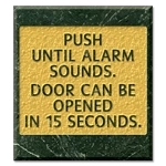 Delayed Egress Signage for Medical Facilities| HealthcareSigns.com