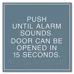 Delayed Egress Signage for Medical Facilities| HealthcareSigns.com