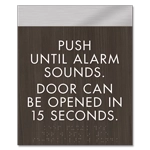 Delayed Egress Signage for Medical Facilities| HealthcareSigns.com