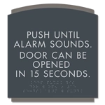 Delayed Egress Signage for Medical Facilities| HealthcareSigns.com