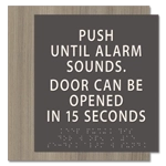 Delayed Egress Signage for Medical Facilities| HealthcareSigns.com