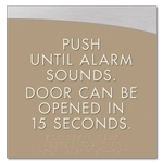 Delayed Egress Signage for Medical Facilities| HealthcareSigns.com