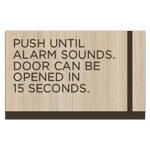 Delayed Egress Signage for Medical Facilities| HealthcareSigns.com