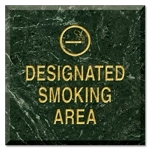 Designated Smoking Area Sign | HealthcareSigns.com