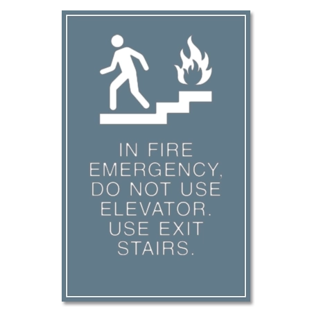 In Fire Emergency Signs | IFE Signage | HealthcareSigns.com