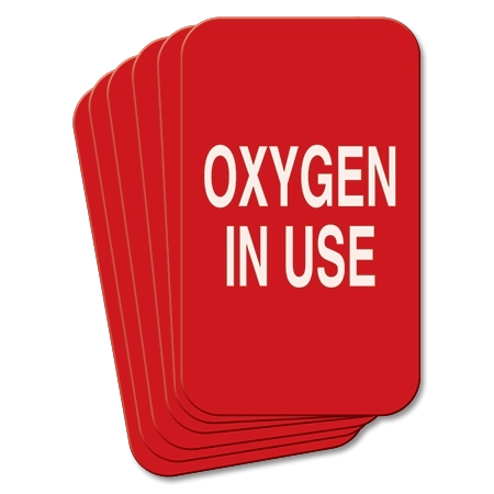 Magnetic Oxygen in Use Signs | HealthcareSigns.com