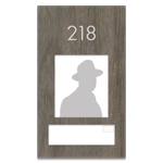 1-Slot Room Number Signs with Patient Picture | HealthcareSigns.com