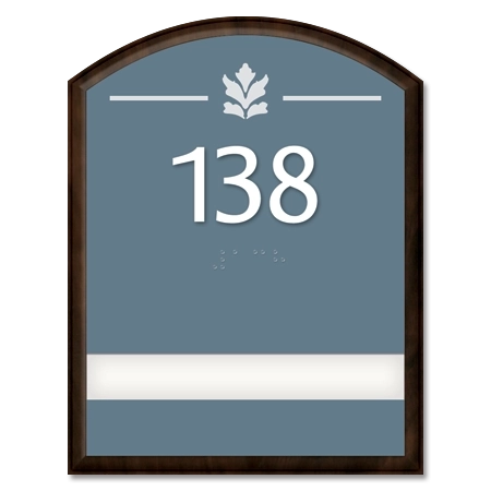 1-Slot Patient Room Sign | Room Sign with Name | HealthcareSigns.com