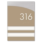 2-Slot Patient Room Sign | Room Sign with Name | HealthcareSigns.com