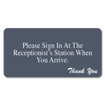 Office Policy Signs | Reception Desk Signage | HealthcareSigns.com