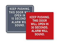 Exit Signage for Senior Living and Nursing Home | HealthcareSigns.com