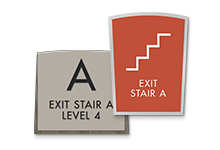 Exit Signage for Senior Living and Nursing Home | HealthcareSigns.com