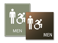 Handicap Restroom | Dynamic Accessible Symbol | HealthcareSigns.com