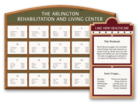 Information & Notice Display Boards | HealthcareSigns.com