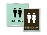 Clear Restroom Signs for Facilities | Healthcare Signs